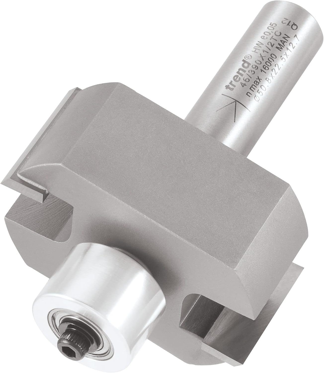 Trend Professional Large Guided Rebater Router Cutter Bit, 1/2 Inch ...