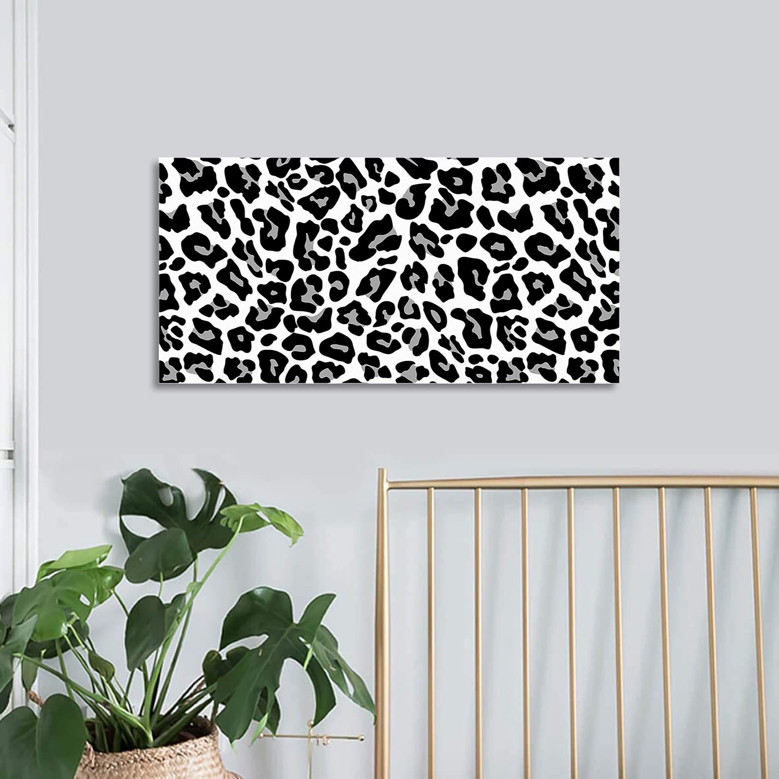 Black And Gray Leopard Print