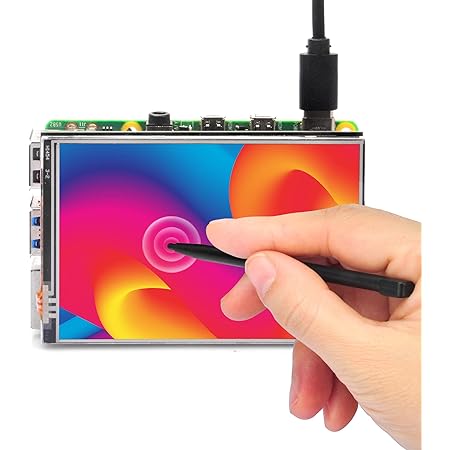 OSOYOO 3.5 inch TFT LCD Touch Screen Monitor for Raspberry Pi 4B/3A+/3B ...