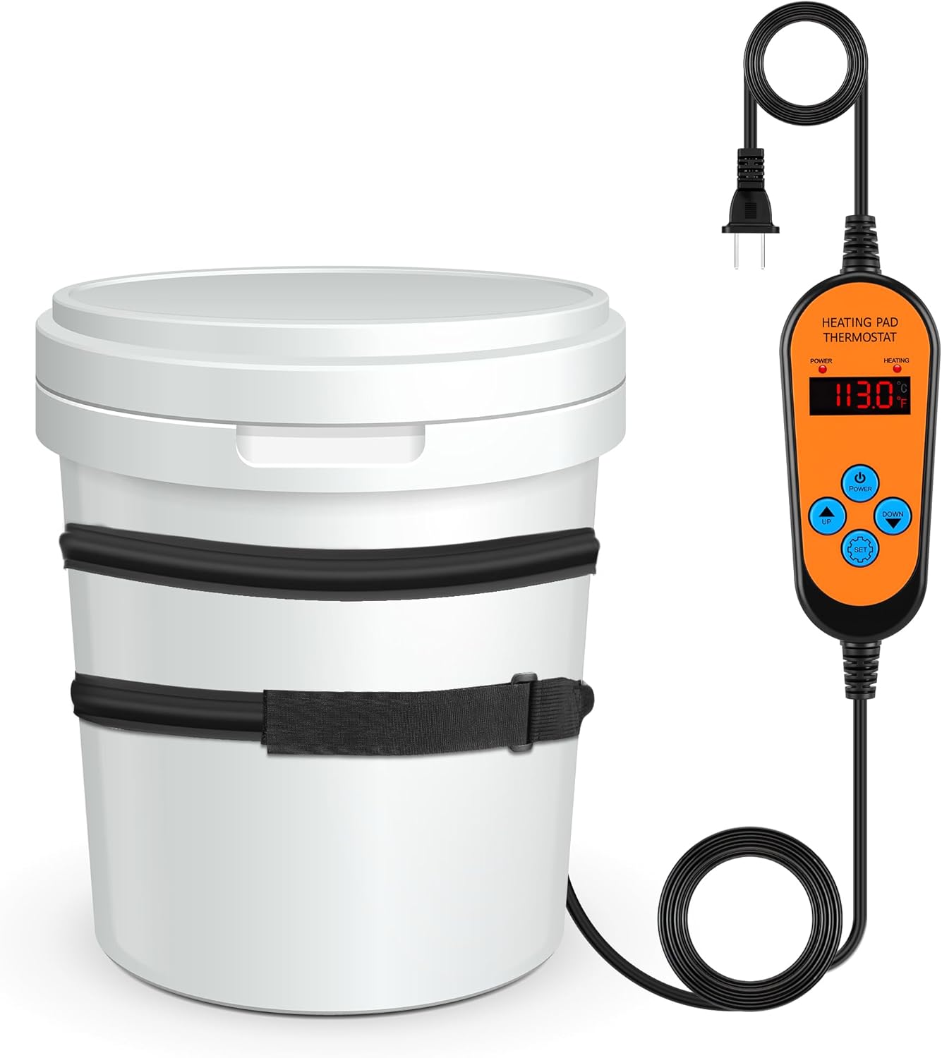 Amazon.com: Fermentation Belt with Temperature Control for 6-8 Gallon ...