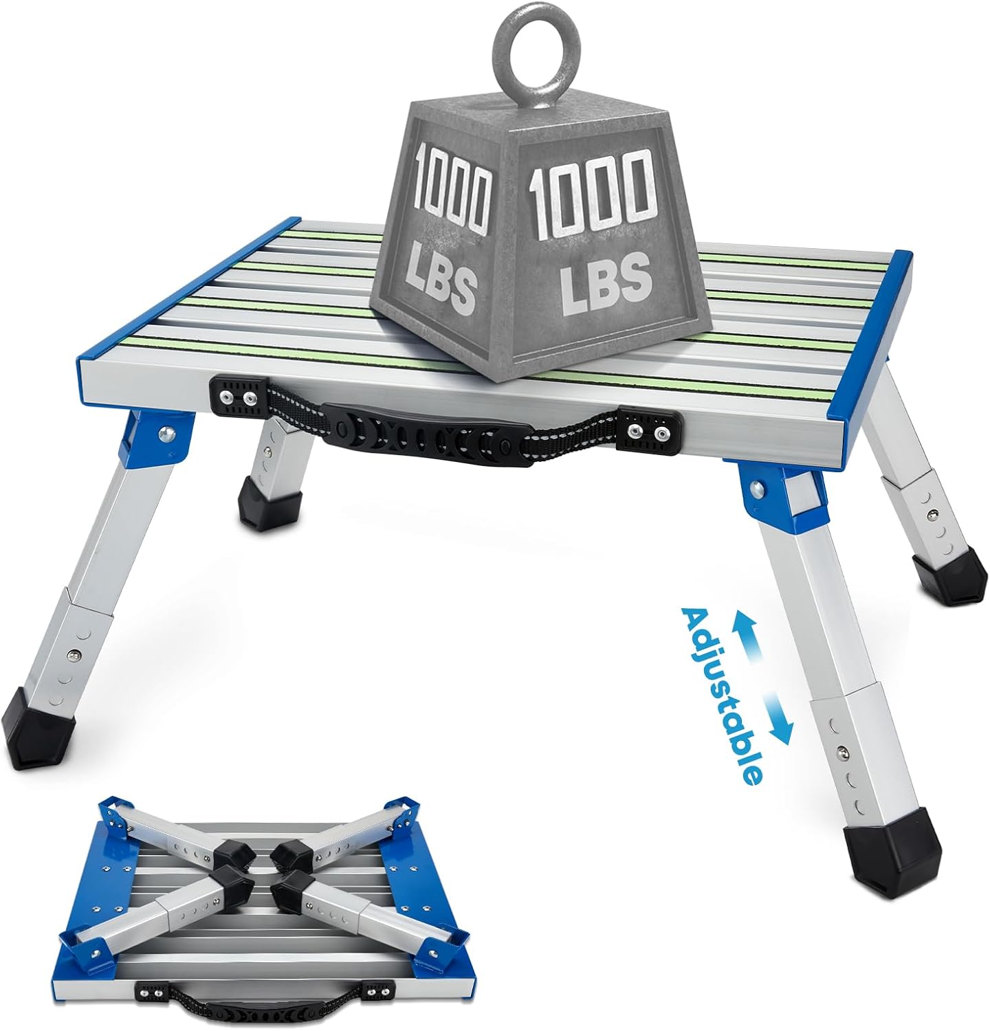 Amazon.com: Kohree RV Steps Stool, Adjustable Height Folding Platform ...