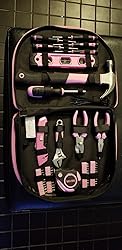 WORKPRO 103-Piece Pink Tool Kit – Hand Tool Set with Easy Carrying ...