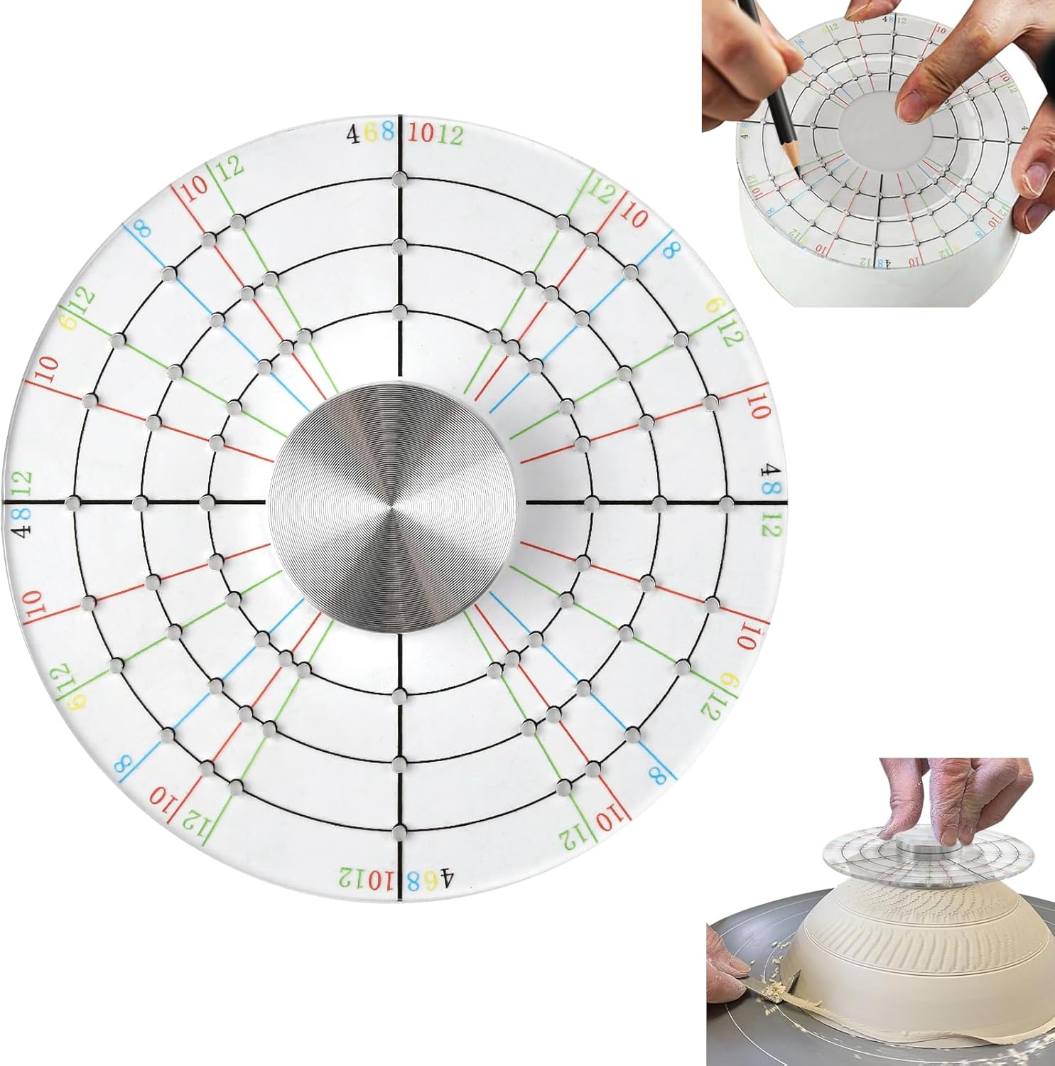 Amazon.com: Akamino Ceramic Pottery Trimming Spinner Tools, Rotary Disc ...