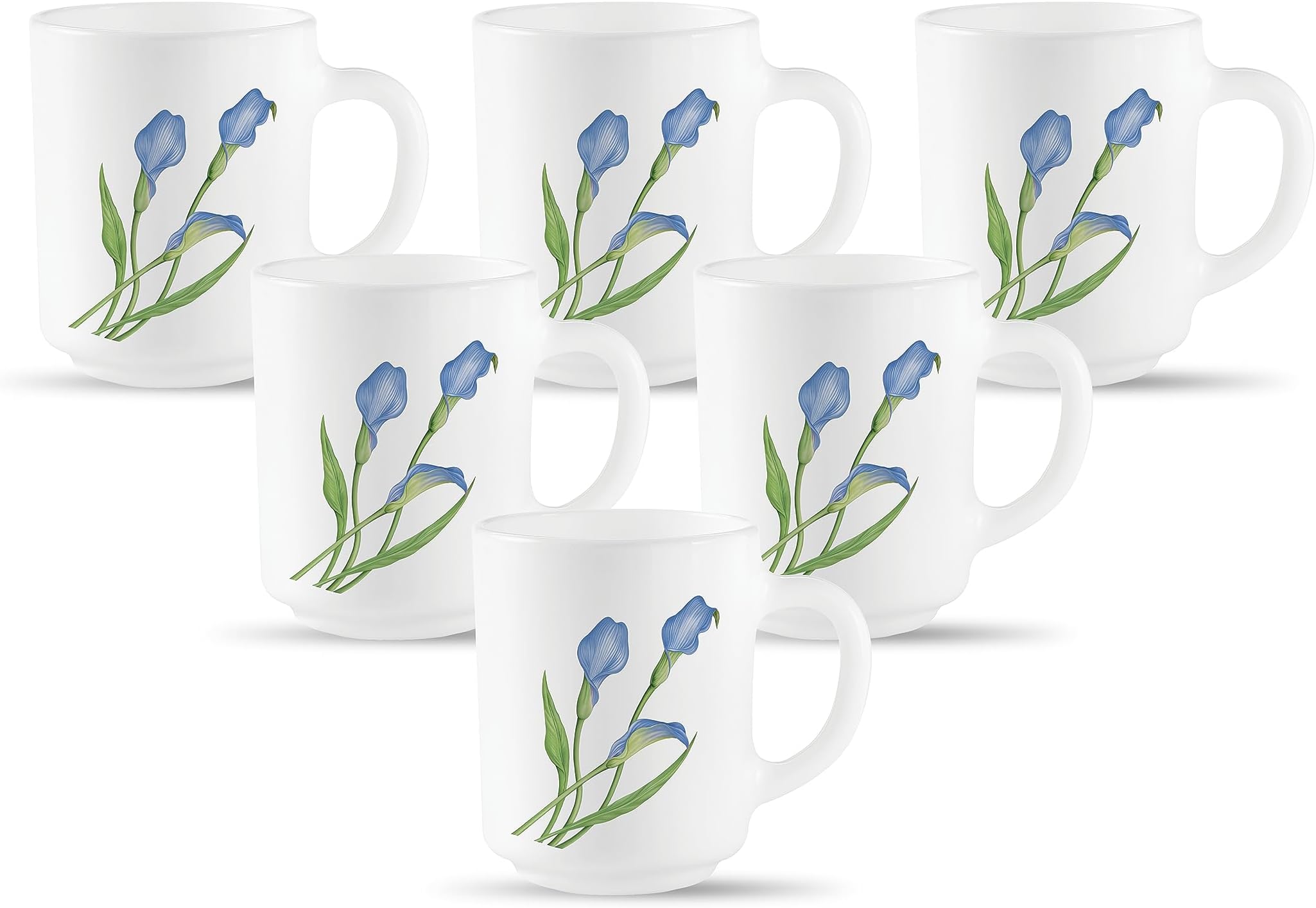 CELLO Ricca Mug 6 Pcs Set | Cups for Tea,Coffee,Espressoc| Thermal ...
