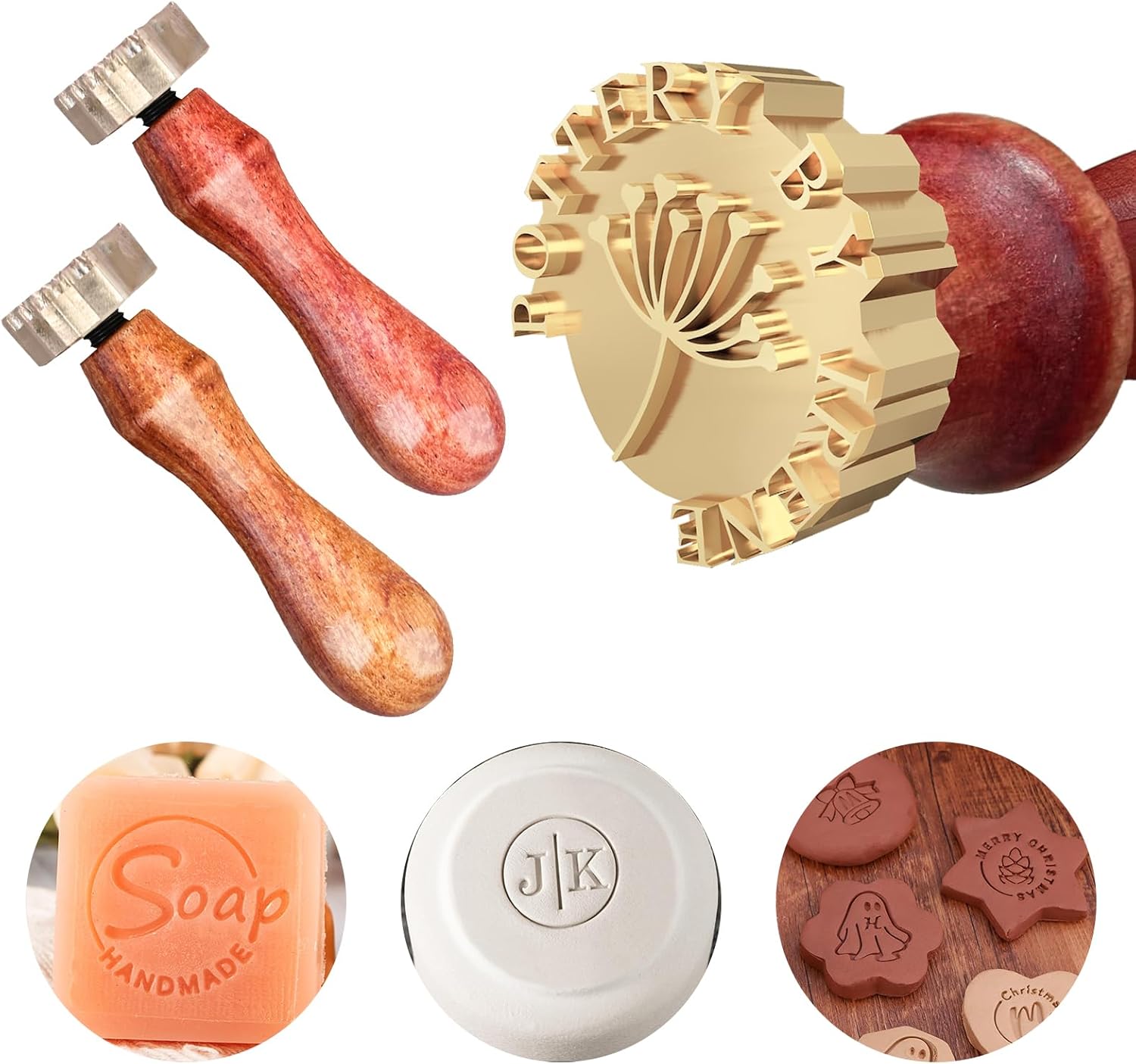 Amazon.com: KAINSY Custom Soap Stamp - Personalized Soap Stamp for ...