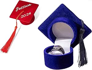 Amazon.com: MLIMH Personalized Ring Box for Graduation, Baptism ...