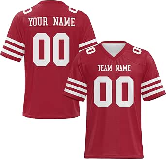Amazon.com: Custom Replica Football Jerseys Personalized Customized ...