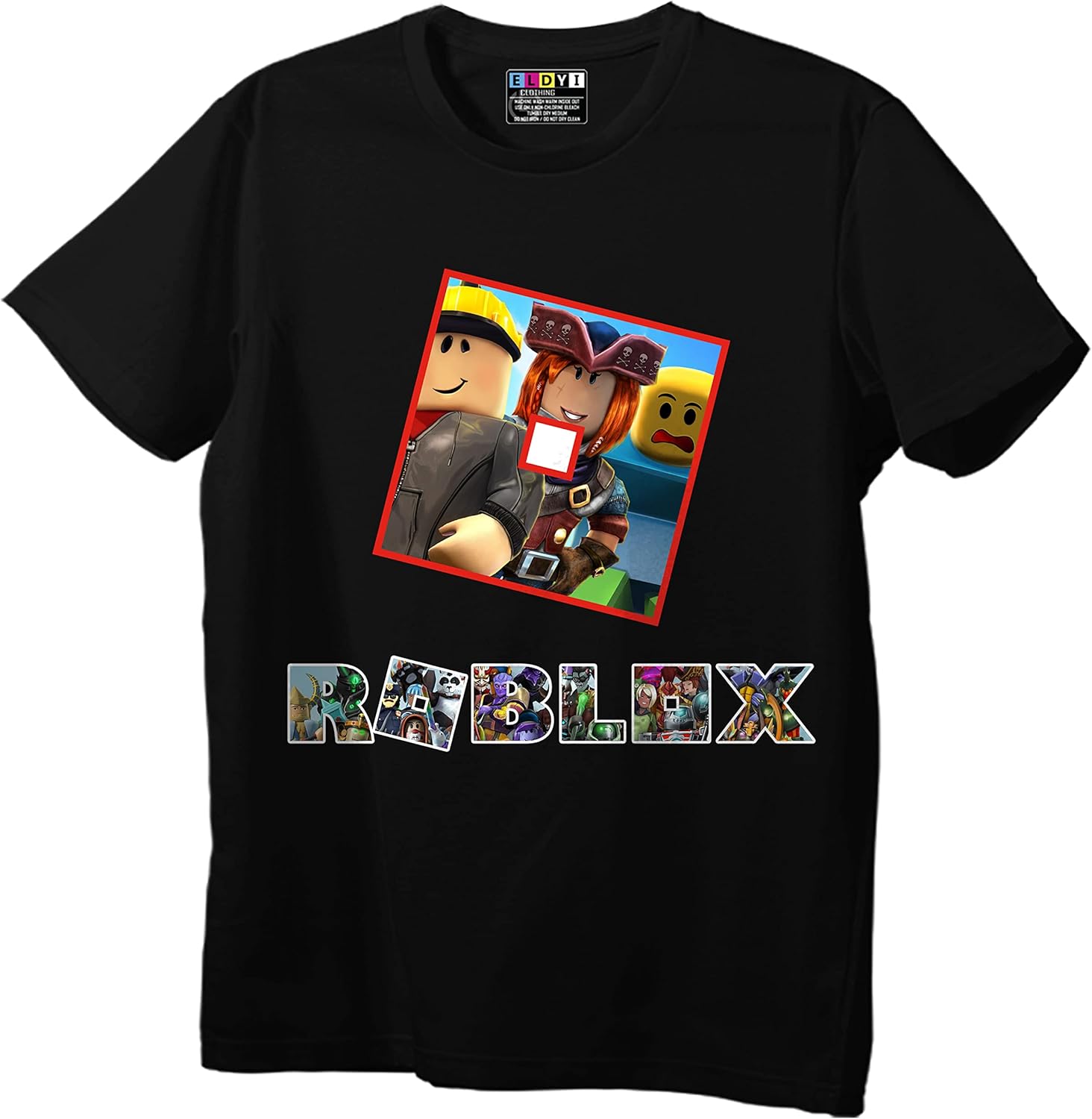EL-DYI Clothing Roblox Gamer Design Shirt, Birthday Gift, Online Gamers ...