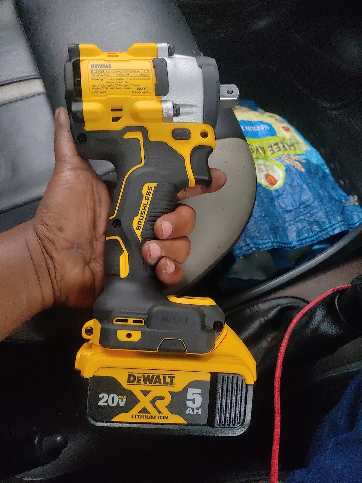 DEWALT DCF922N-B1 1/2'' 20V Max Li-ion Reversible Cordless Brushless ...