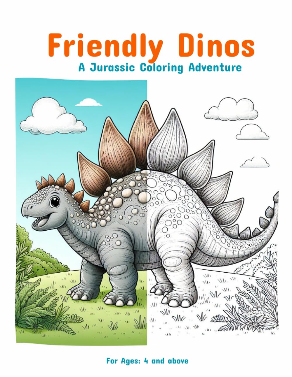 Friendly Dinos - A Jurassic Coloring Adventure: Creation, JAG ...