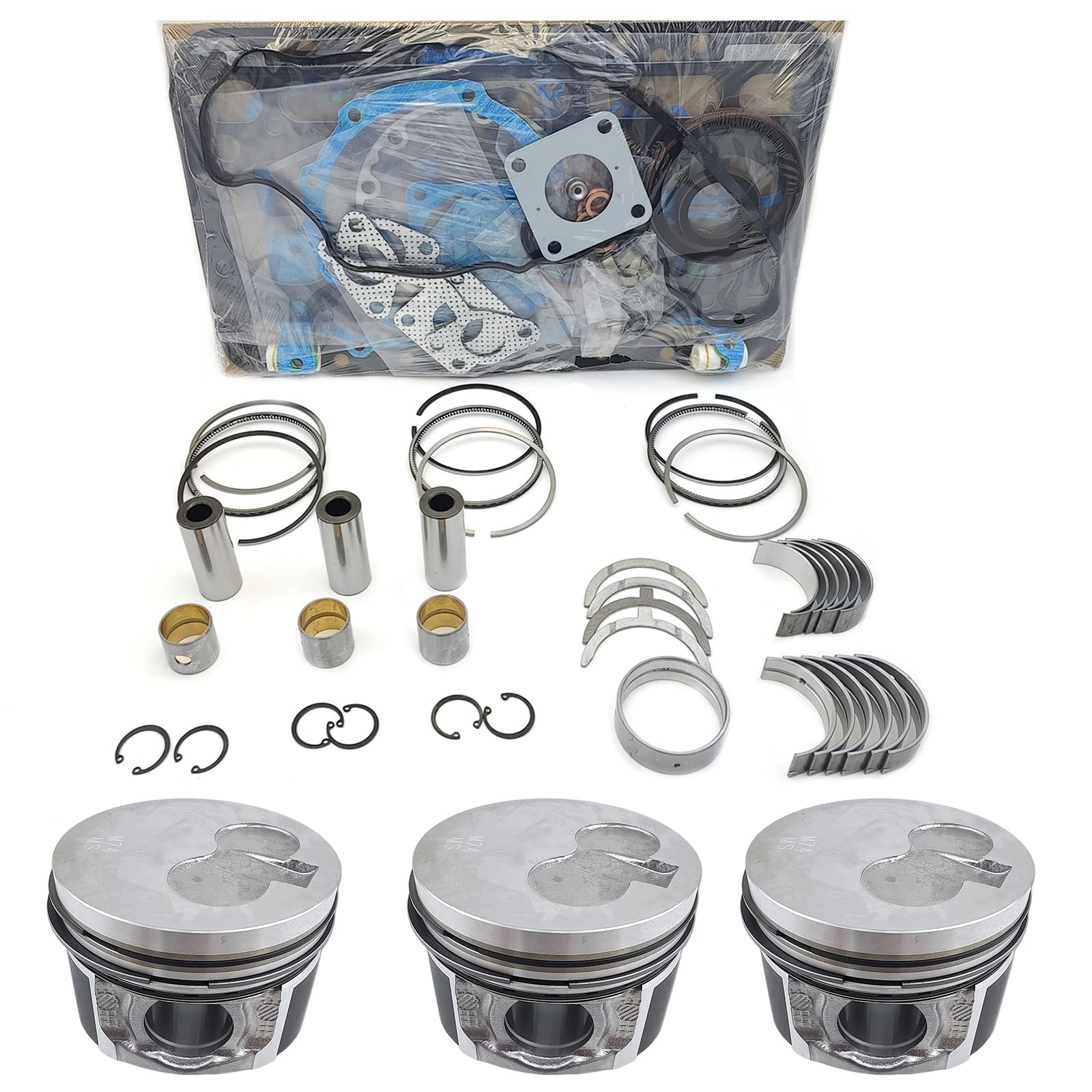 Yanmar 3T80UJ Engine Rebuilt Overhaul Kit John Deere, 56% OFF