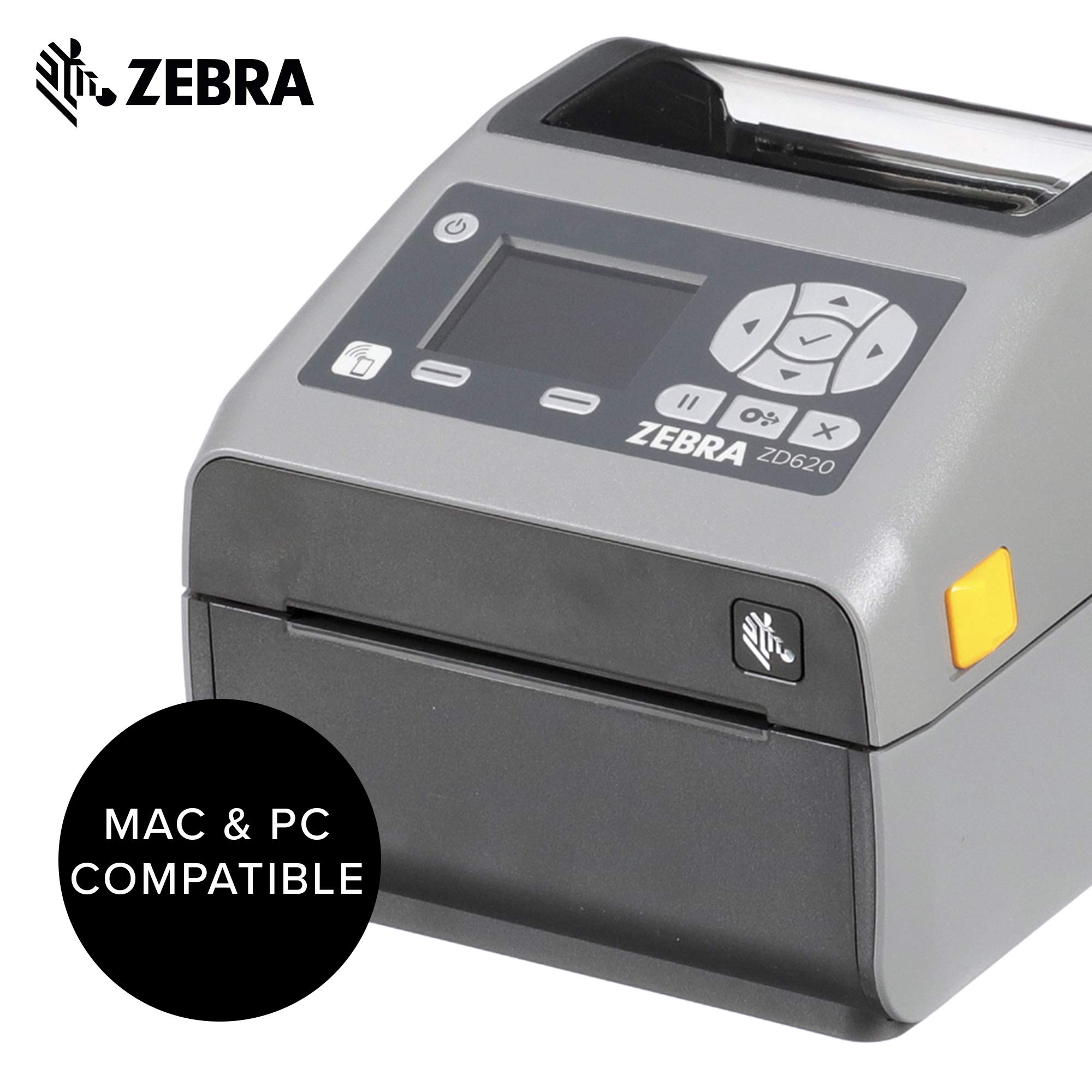ZEBRA ZD620d Direct Thermal Desktop Printer with LCD Screen 203 dpi ...