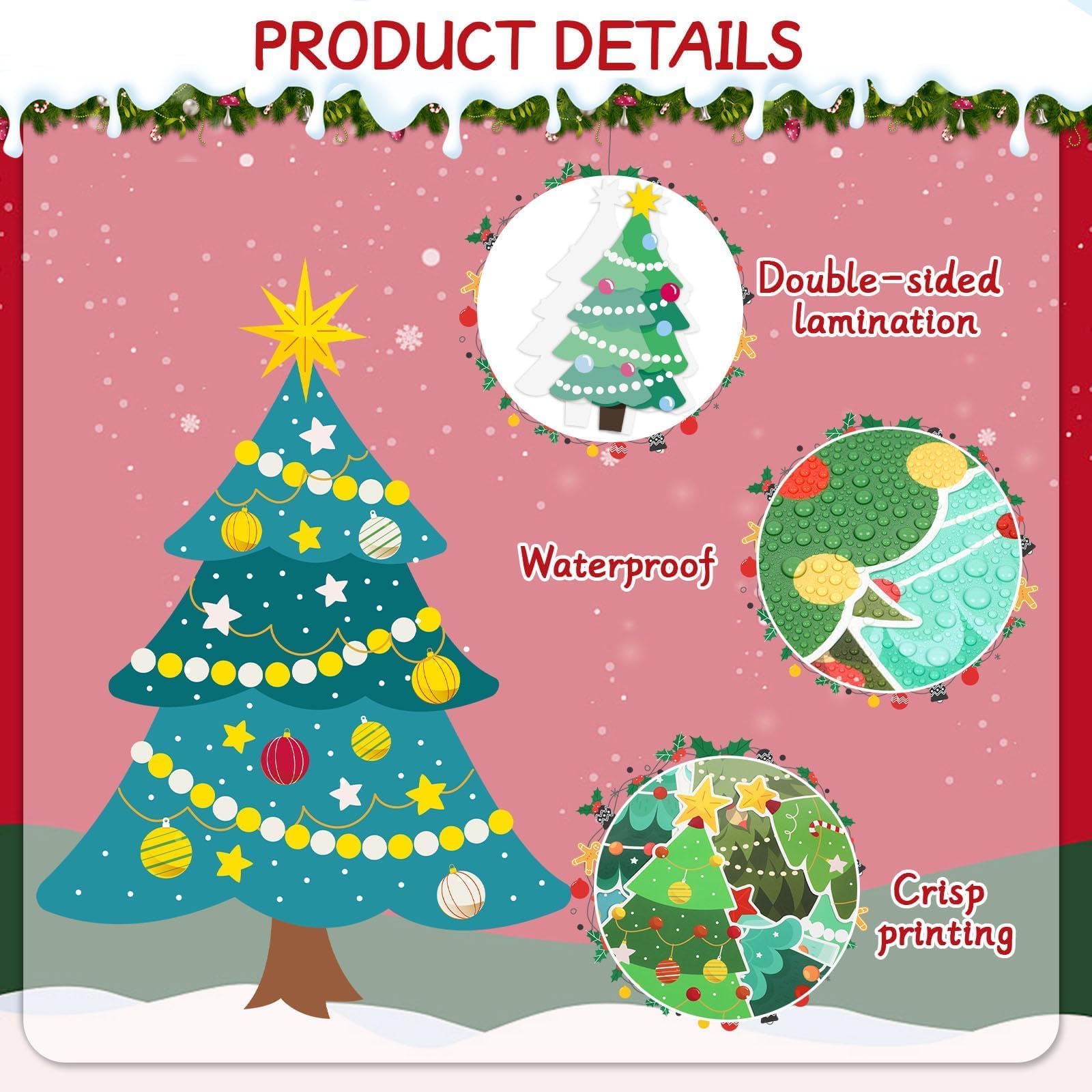 Snapklik.com : Christmas Bulletin Board Classroom Decorations Winter ...