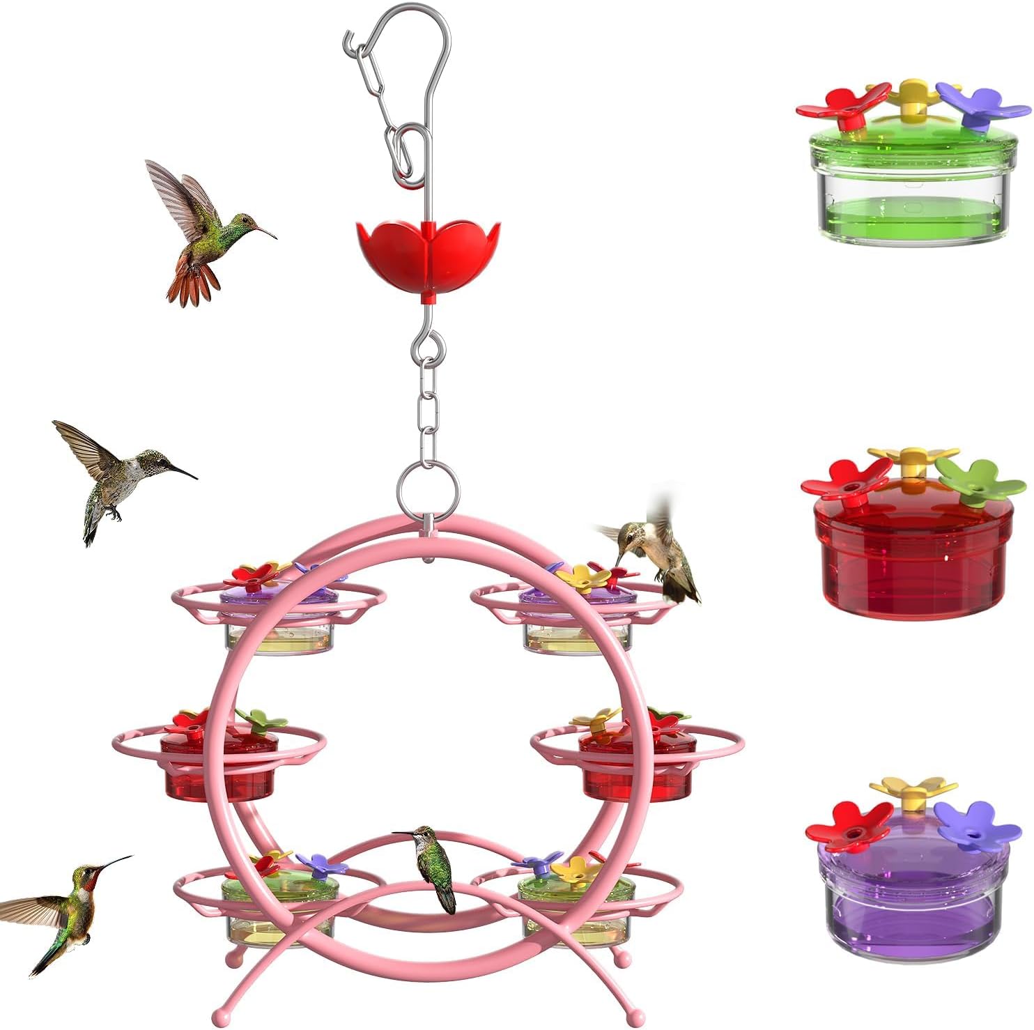 Amazon.com : Bloom Hummingbird Feeder Clear : Wild Bird Feeders : Patio ...