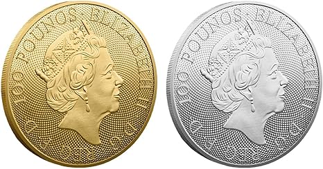 Amazon.com: Nanyaciv Queen Elizabeth II Commemorative Coins, British ...