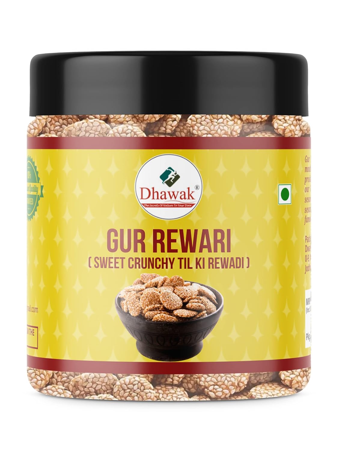 Dhawak Homemade Gur ki Rewari | Gud Revdi 250 gms | Rewdi | Til Sweets ...