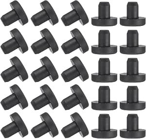 Amazon.com: uxcell 25 Pcs t Shaped Silicone Plug, Dia 6 Mm/0.24 Inch ...