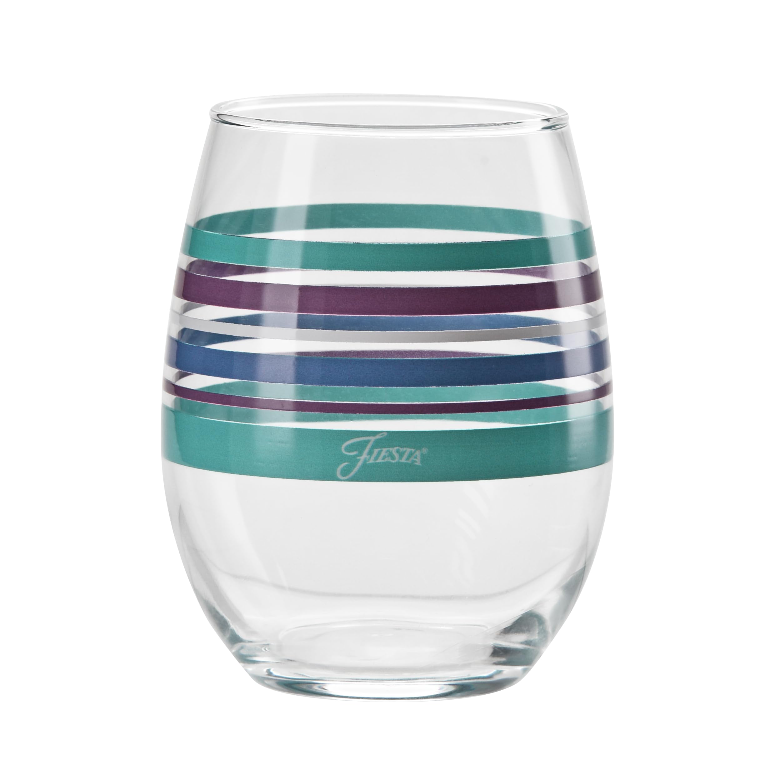 Snapklik.com : Officially Licensed Fiesta Stripes 15-Ounce Stemless ...