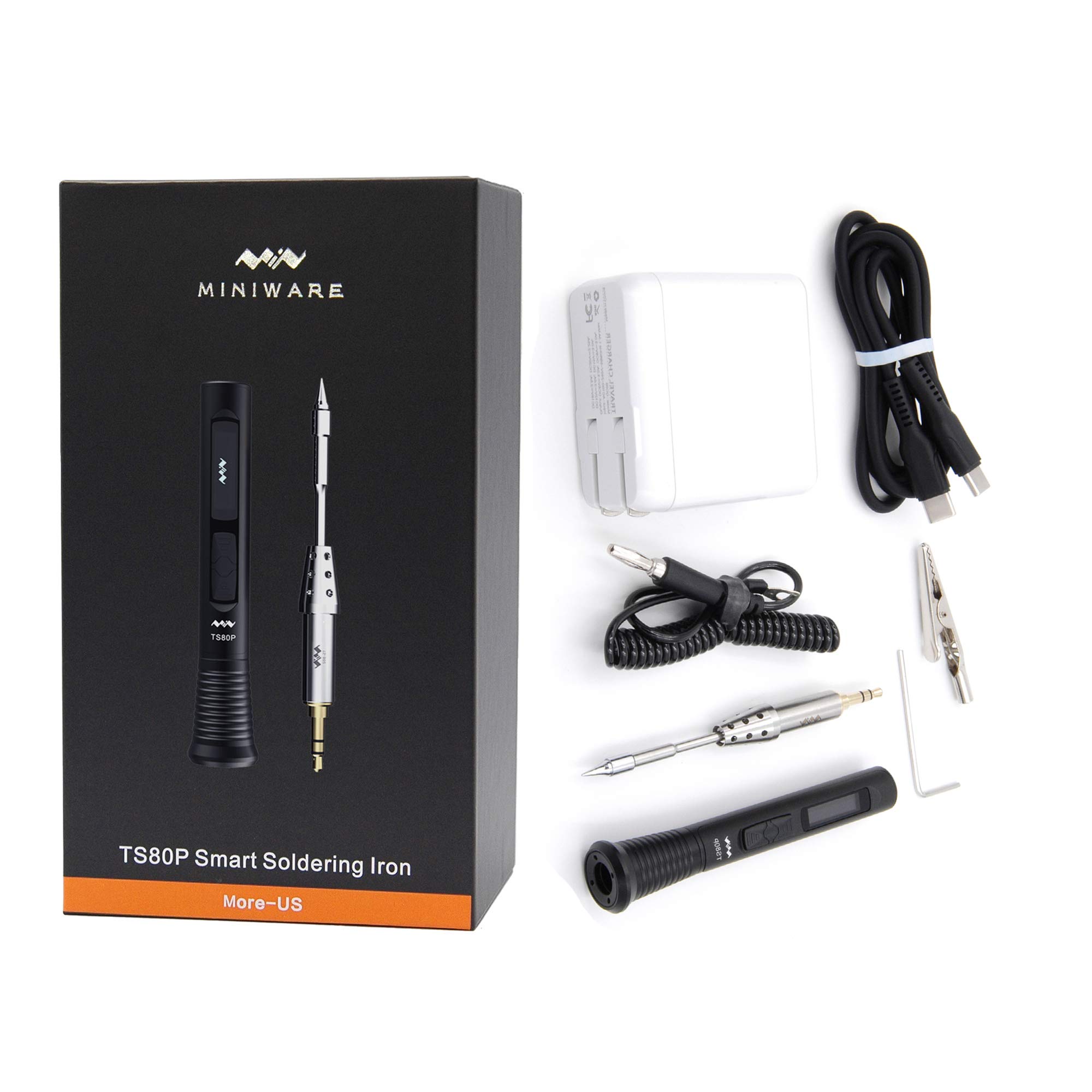 Buy TS80P Mini Smart Portable Digital Soldering Iron Tool Adjustable ...