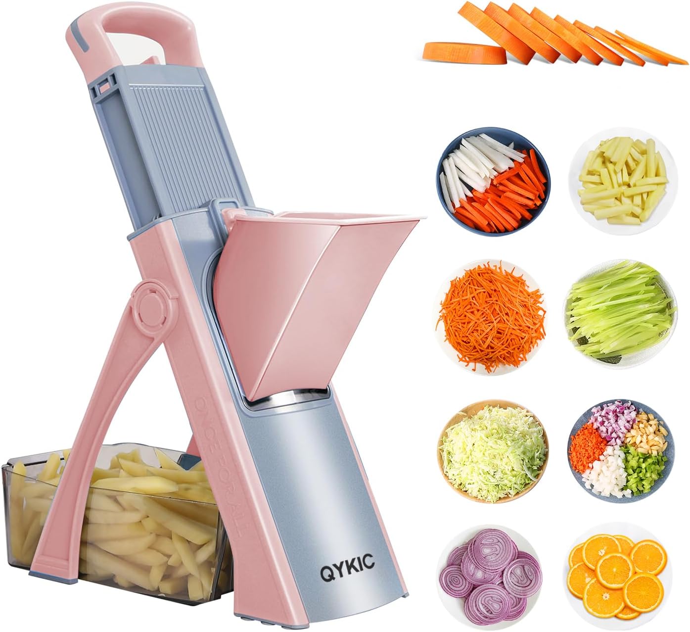 Safe Mandoline Food Slicer for Kitchen, Multifunctional Vegetable ...