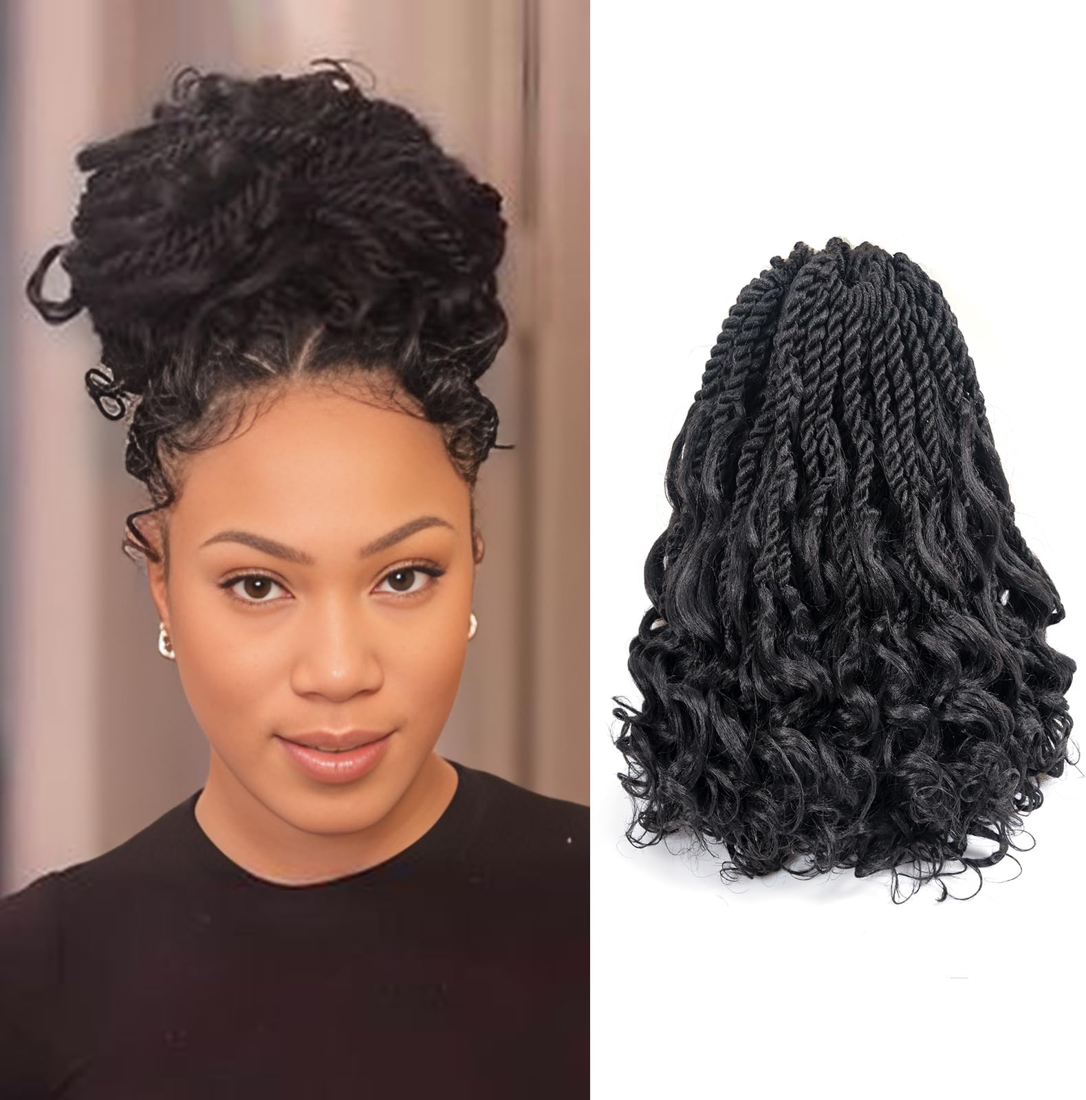 Amazon.com : ToyoTress Boho Island Twist Crochet Hair - 10 Inch 8 Packs ...