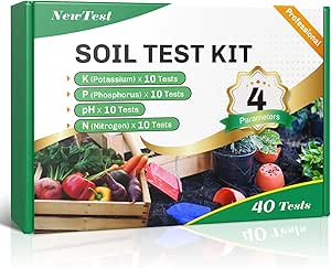Amazon.com: NewTest Soil Test Kit 4 Parameters: Professional Accurate ...