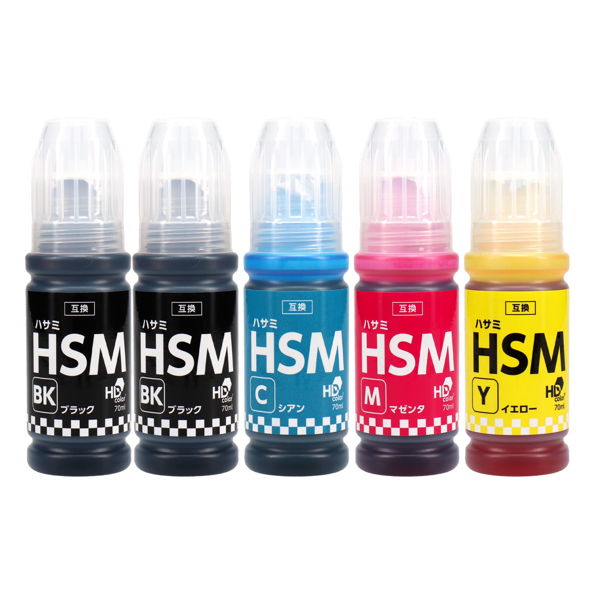 Amazon.co.jp: 【インクのチップス】エプソン(EPSON)用 KSU/HSMシリーズ HSM(ハサミ)互換 HSM-4CL 4色 ...