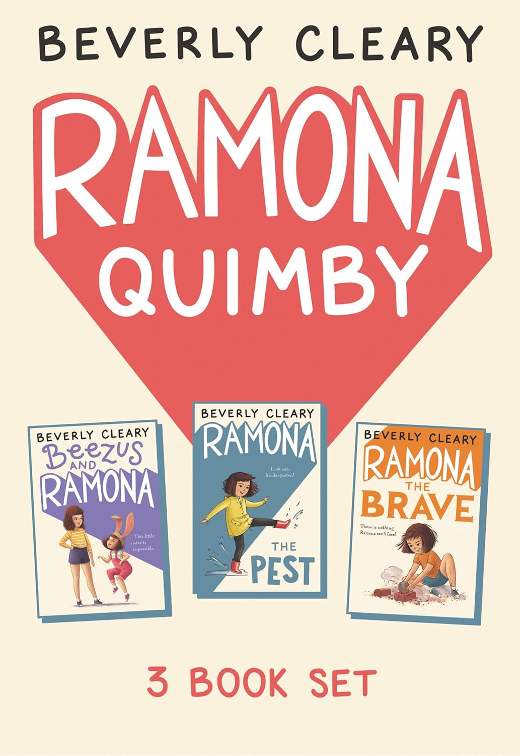 Ramona 3-Book Collection: Ramona the Pest, Beezus and Ramona, Ramona ...
