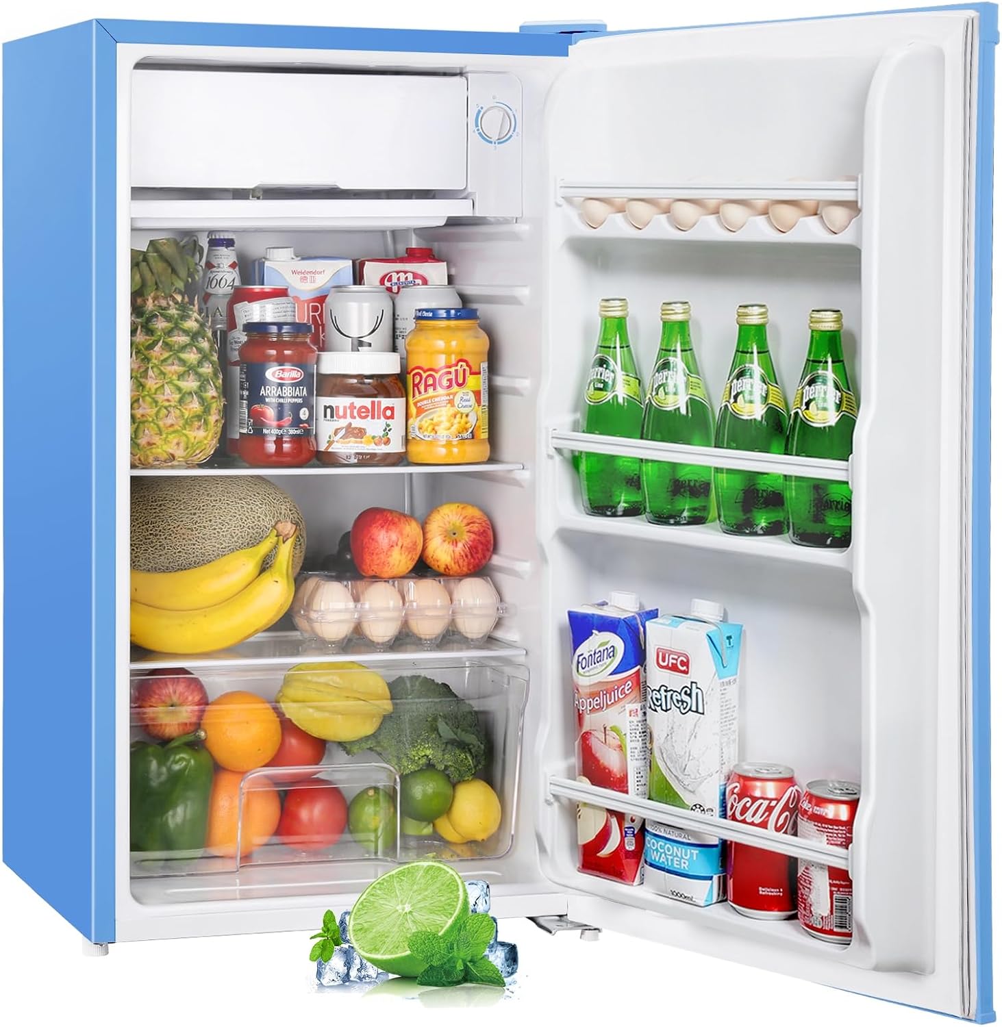 Upstreman Frigorifero Piccolo Con Freezer 91L, Silenzioso, Termostato ...