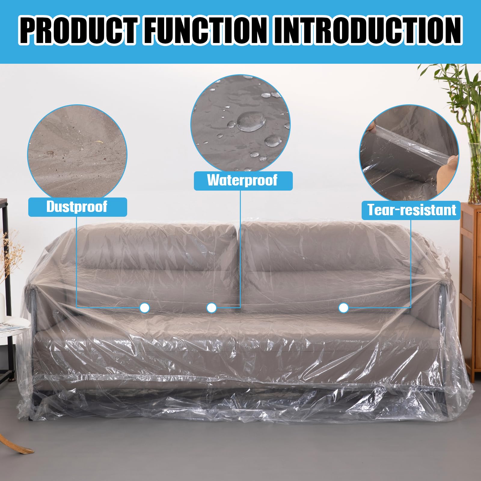 heavy duty plastic sofa covers for moving Super Heavy Duty Furniture ...