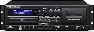 Tascam CD Player, Cassette Deck and USB Recorder, CD-A580 v2 : Amazon ...