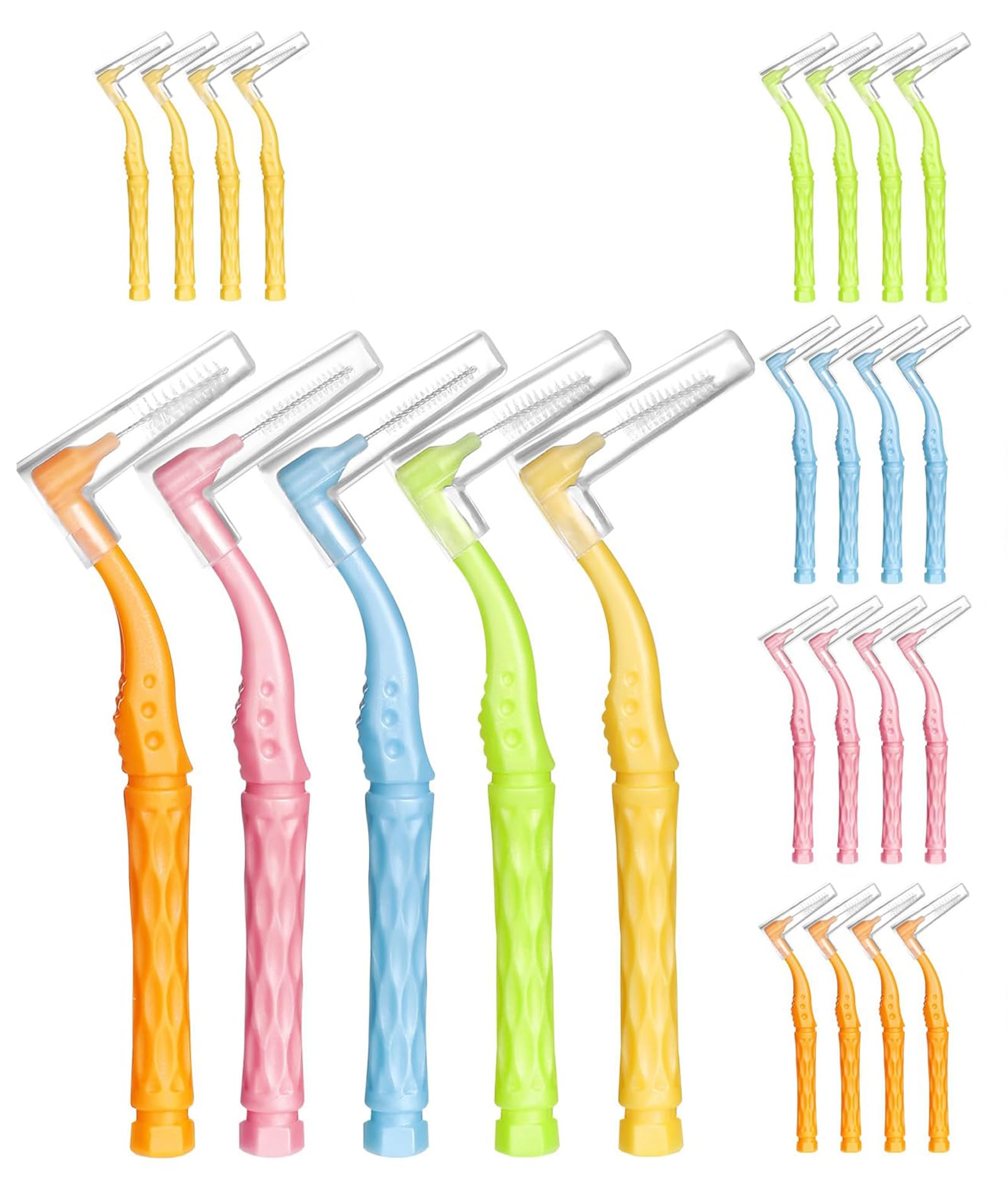 25 Pcs Interdental Brush for Teeth, Interdental Brush, Interdental for ...