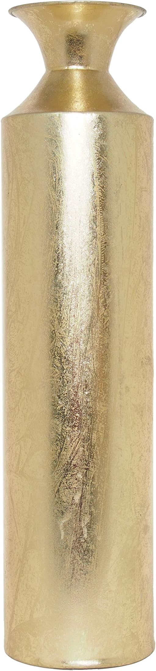 Amazon.com: Deco 79 Metal Decorative Vase Tall Distressed Metallic ...