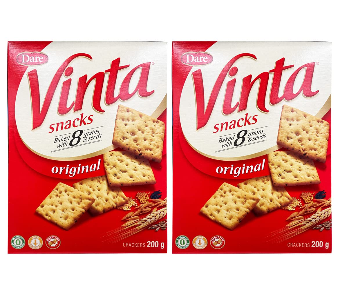 Amazon.com: Dare Vinta Snacks Original Crackers, 200g/7oz, 2-Pack {Imported from Canada}