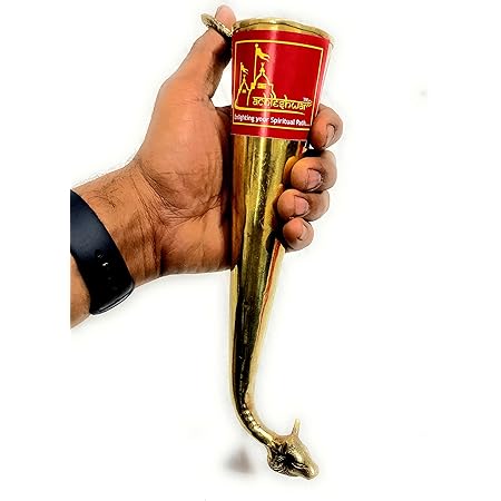 Buy Achleshwar Pure Brass Shringi/Singi/Abhishek Patra/Abhishekam Stand ...