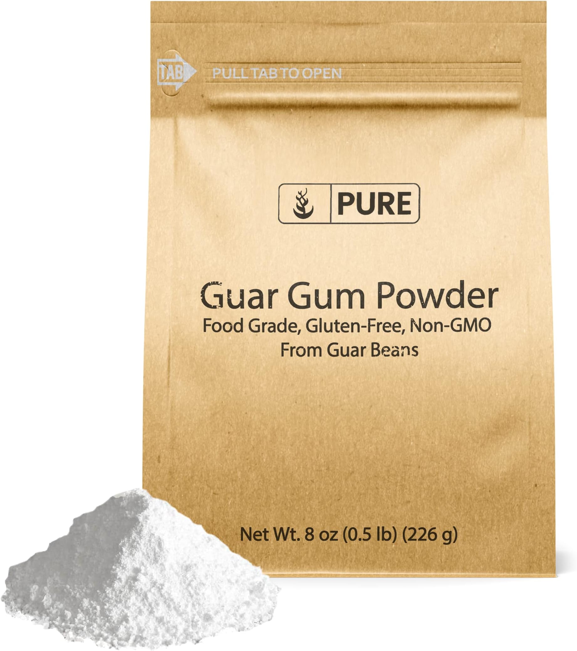 Amazon.com: Pure Original Ingredients Guar Gum (8 oz) From Guar Beans ...