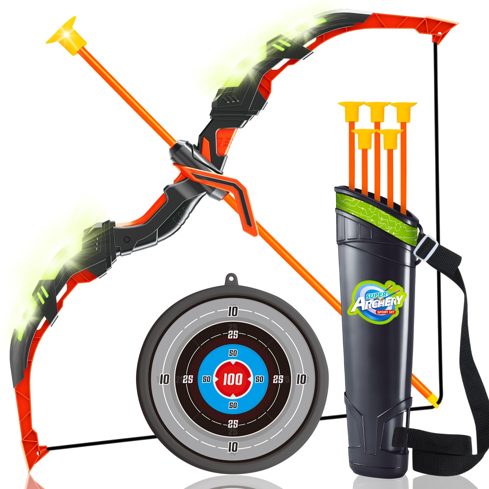 OKKIDY Bow and Arrow for Kids Toys, Archery Set Toy Includes Bow Toy ...