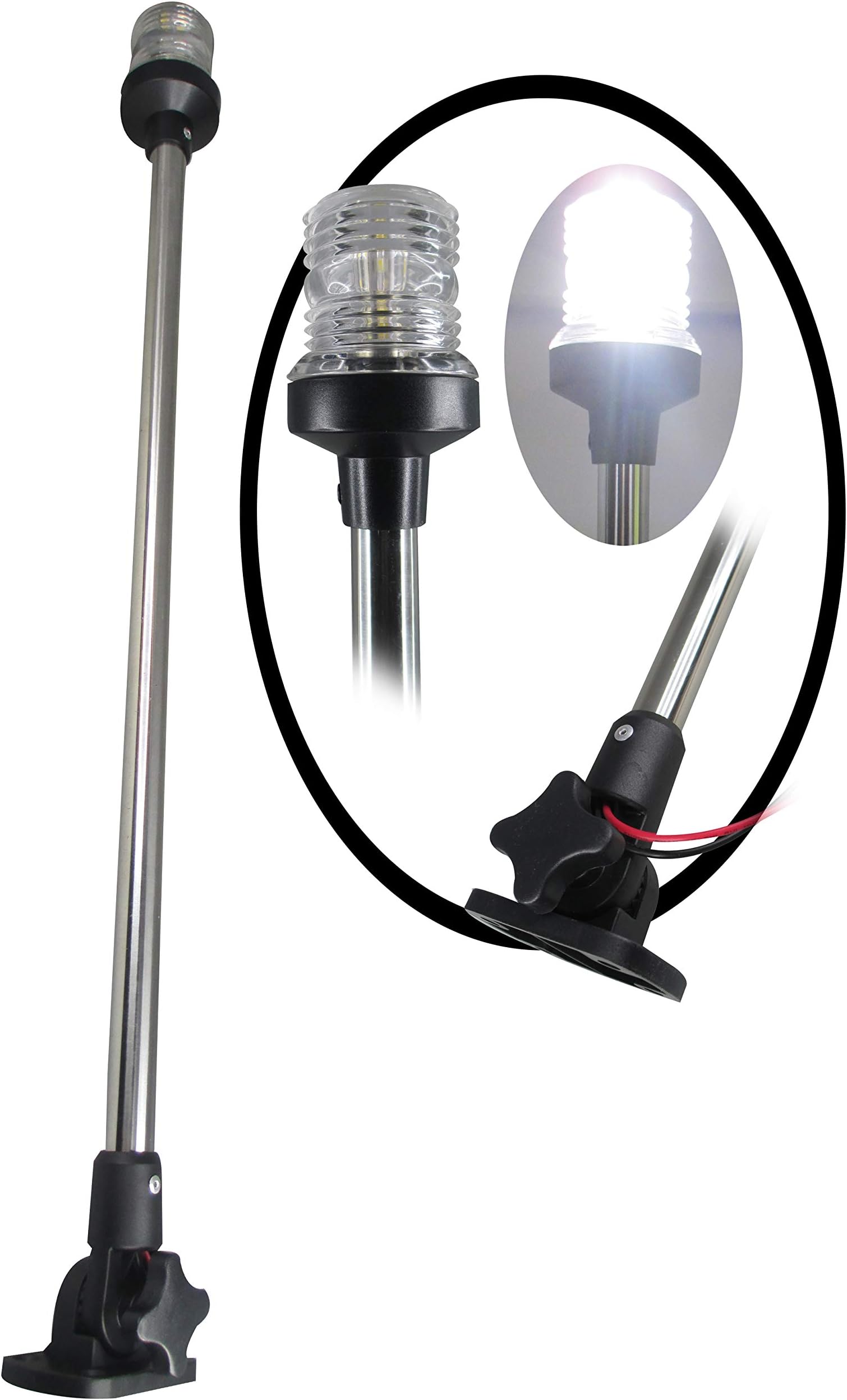 Amazon.com: Pactrade Marine 12V Marine Boat Yacht Pontoon Navigation ...