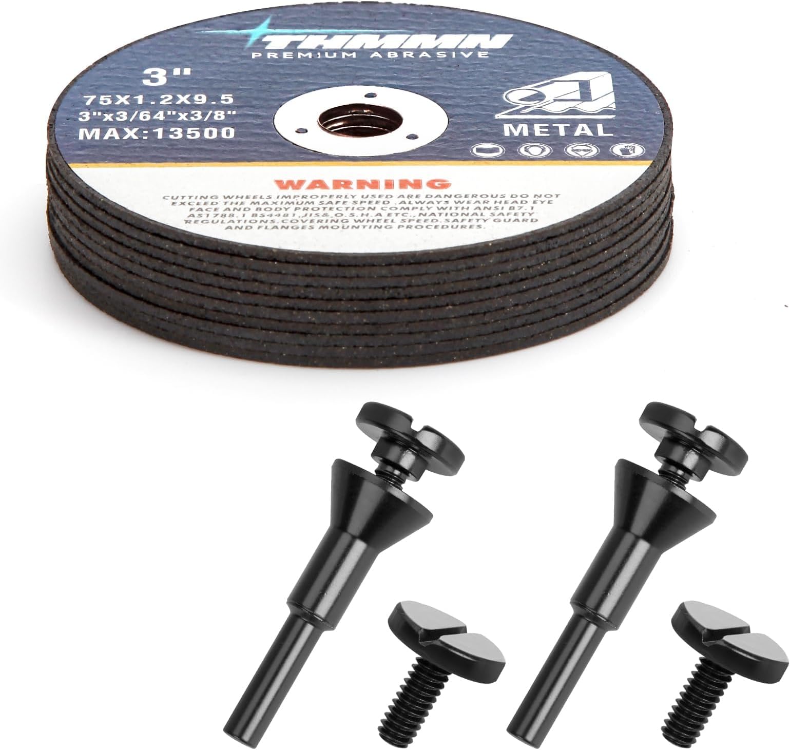 Amazon.com: Hot Max 26182 Mandrel and Cut Off Wheel Kit, 1/4-Inch ...