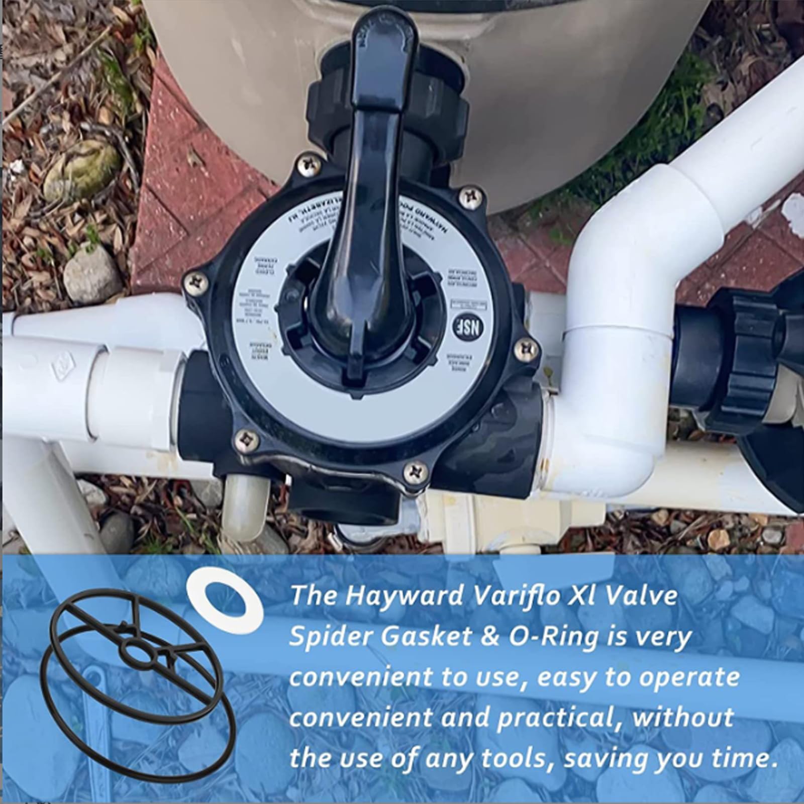 Pack of 6 Multiport and Sand Filter Valves SP0710 Spider Seal ...