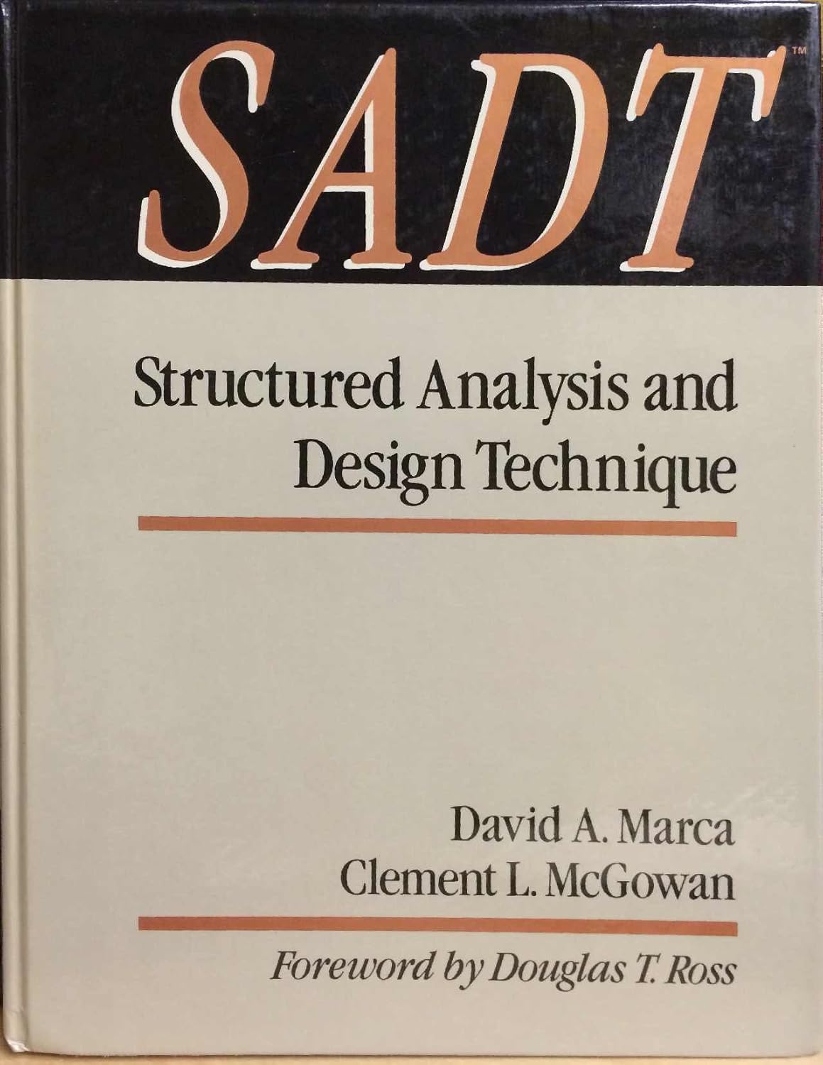 Sadt: Structured Analysis and Design Techniques (MCGRAW HILL SOFTWARE ...