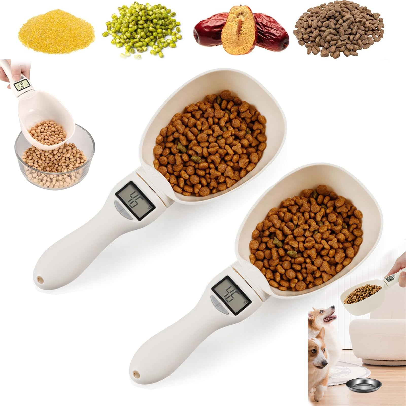 Food Measuring Scoop Scale, Digital Measuring Spoon Scale Scale Highly ...