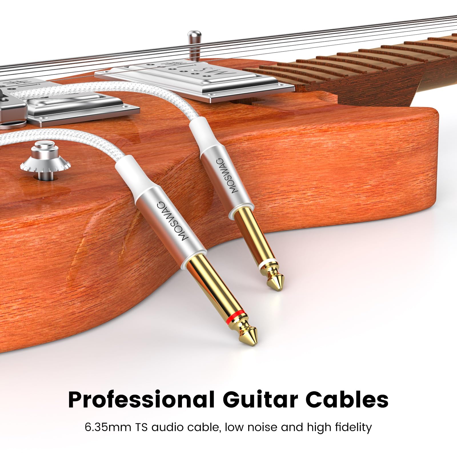 Snapklik.com : Audio Instrument Cable, 10FT/3M 1/4 Inch TS To 1/4 Inch ...