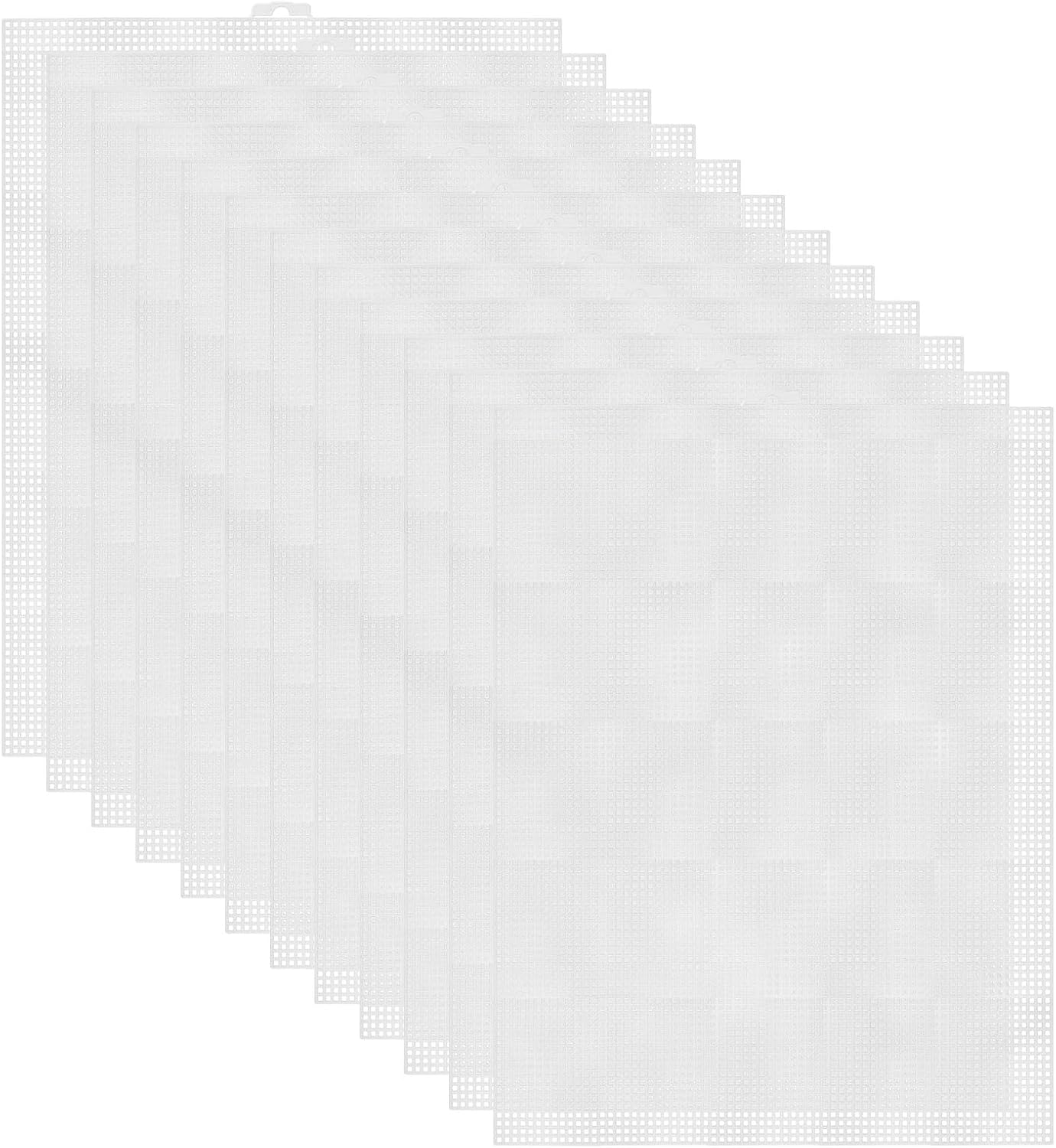 Amazon.com: HARFINGTON 18Pcs Plastic Mesh Canvas Sheets 10.24"x13.19" 7 ...