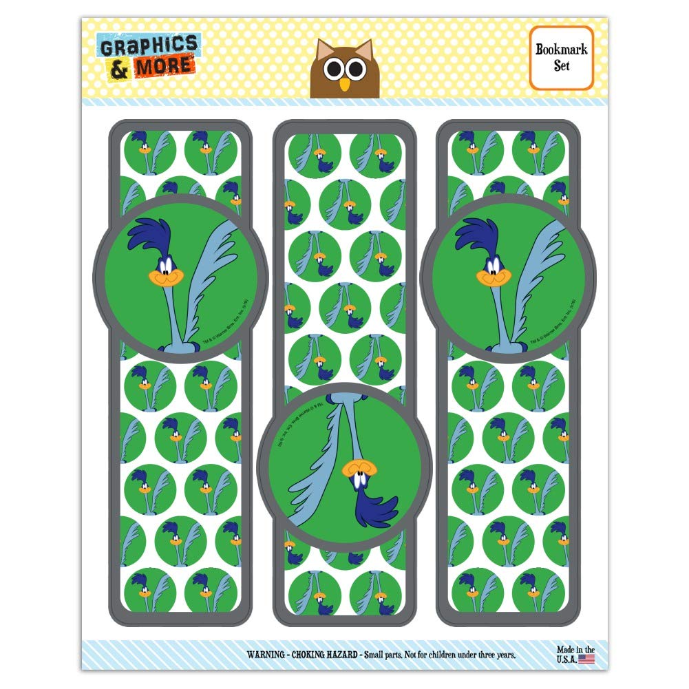 Amazon.com : Looney Tunes Road Runner Set of 3 Glossy Laminated ...