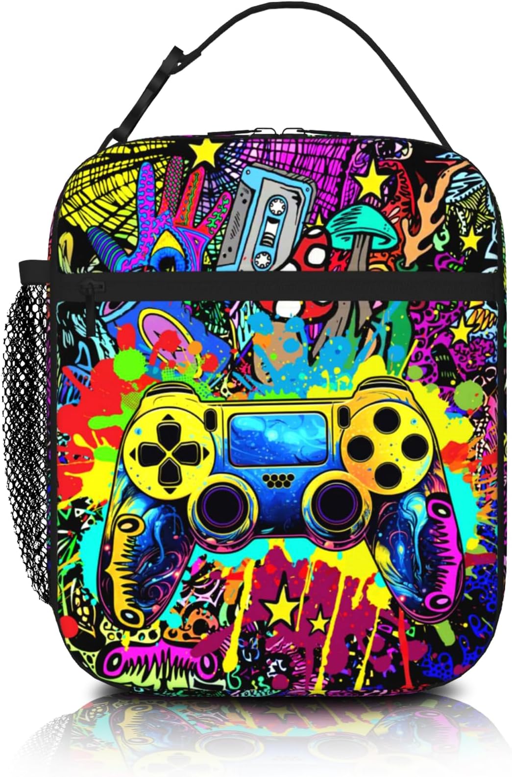 Amazon.com: Ponxn DJ Music Lunch Box School Picnic Bag Ice Keep Student ...
