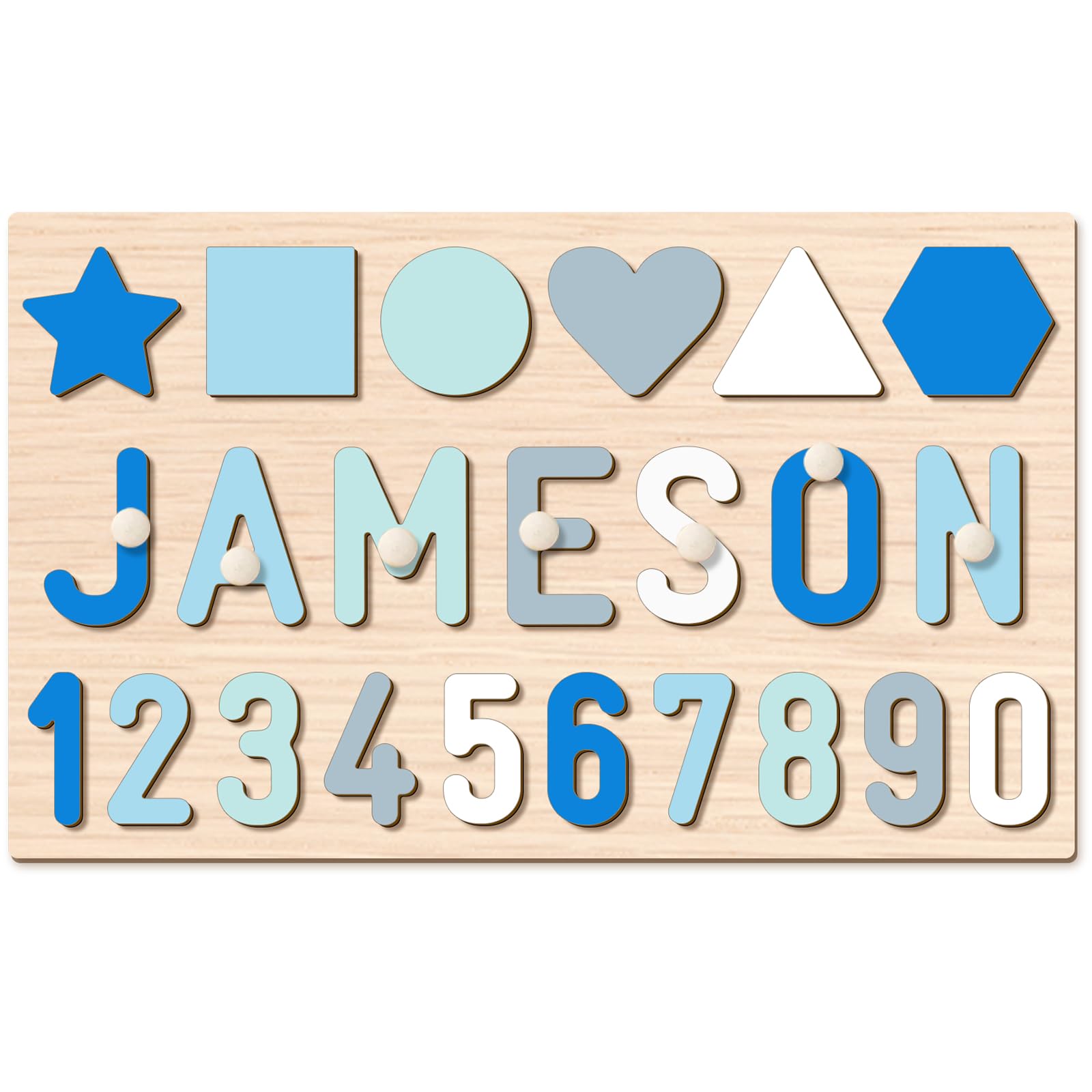 Amazon.com: Personalized Name Puzzle for Kids, Custom Name Puzzles for ...