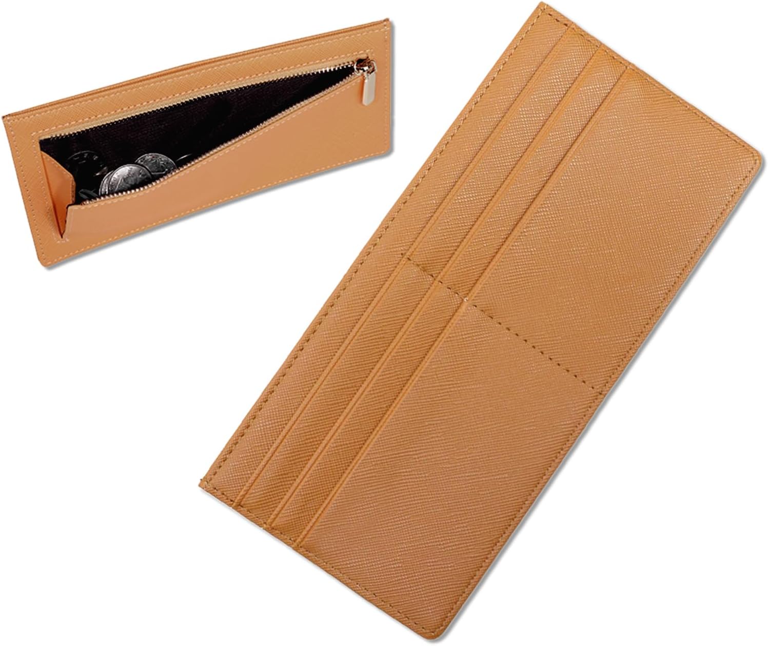 Amazon.com: jessimi Slim Wallet Credit Card Ultra Thin Long Card Wallet ...