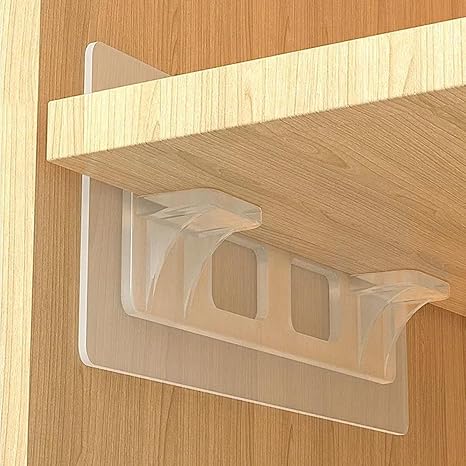 Shelf Support Pegs 4 Pcs Punch Free Shelf Support Peg (12cm*4cm),Double ...