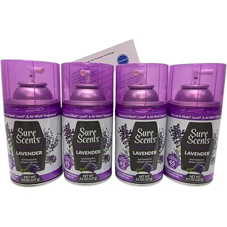 Amazon.com: Sure Scents FRESH LINEN Automatic Spray Refill 4.5OZ (5 ...